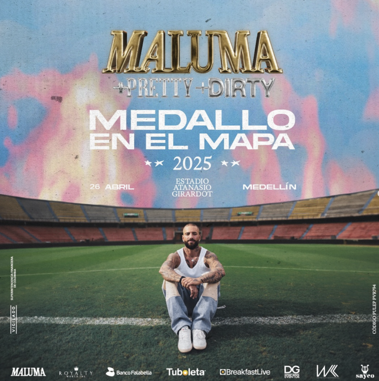 Maluma anuncia Medallo en el Mapa 2025: Un show que hara historia en Medellín - Urbanda Magazine