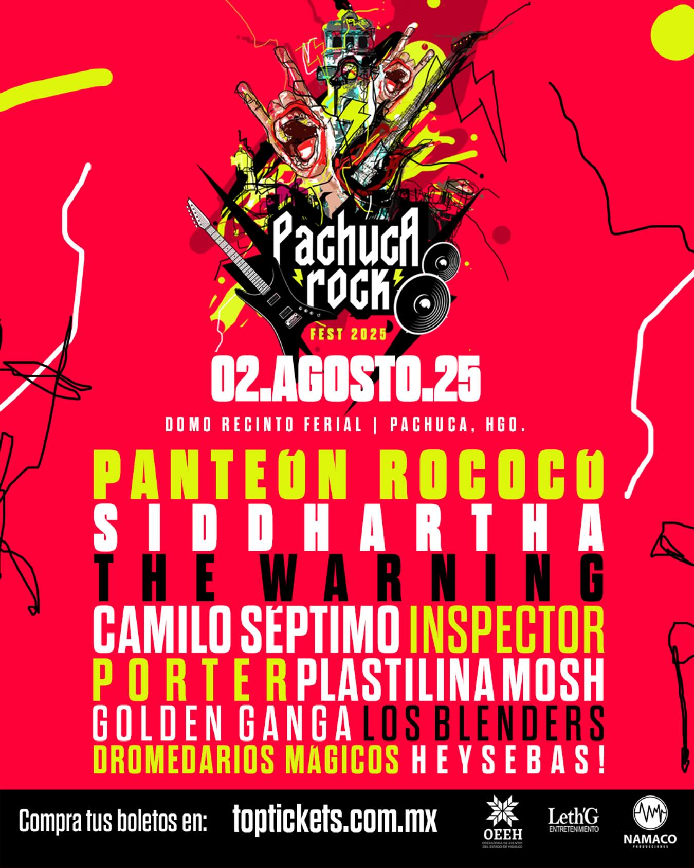 Pachuca Rock Fest 2025: Cartel, Fecha y Precio - Urbanda Magazine